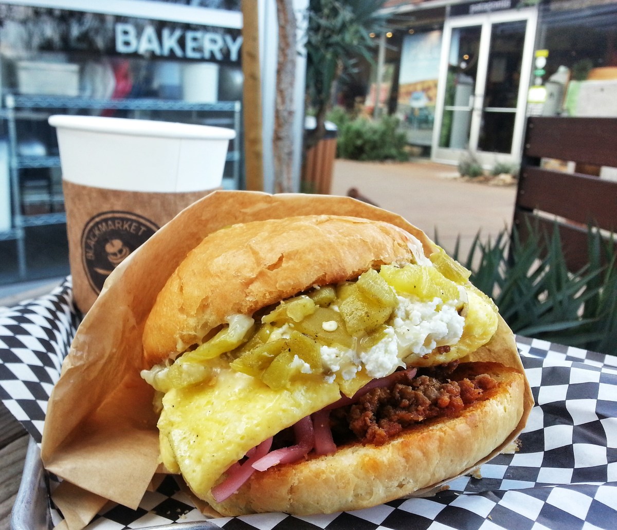 Bandera Breakfast Sandwich At Blackmarket Bakery: CM – Food Finds